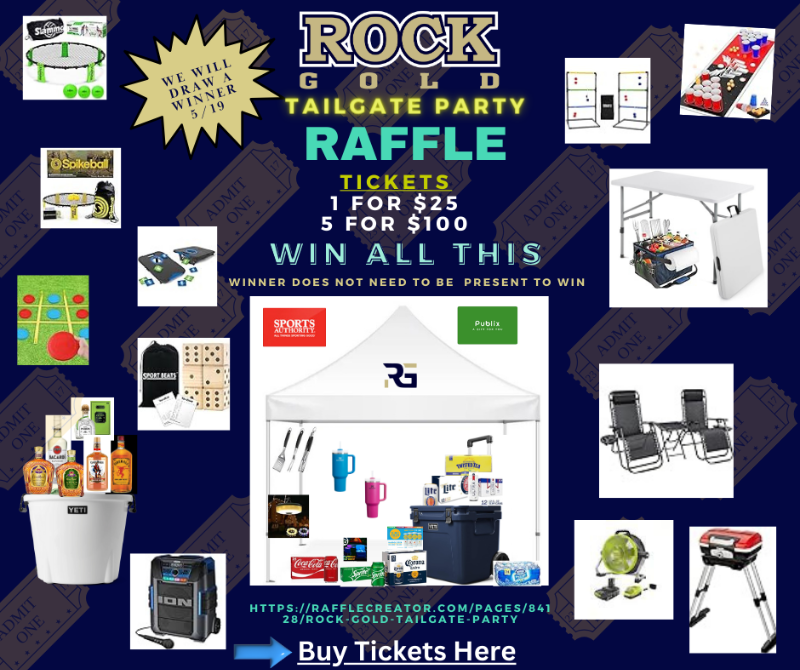 Rock Gold Tailgate Party! | Raffle Creator