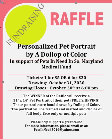 Personalized Pet Portrait by 'A Dollop of Color' for Pets in Need ...