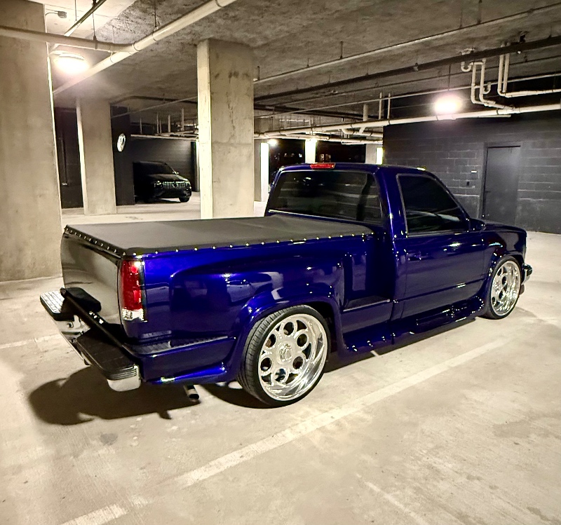 1996 Custom Purple Chevy Stepside | Raffle Creator