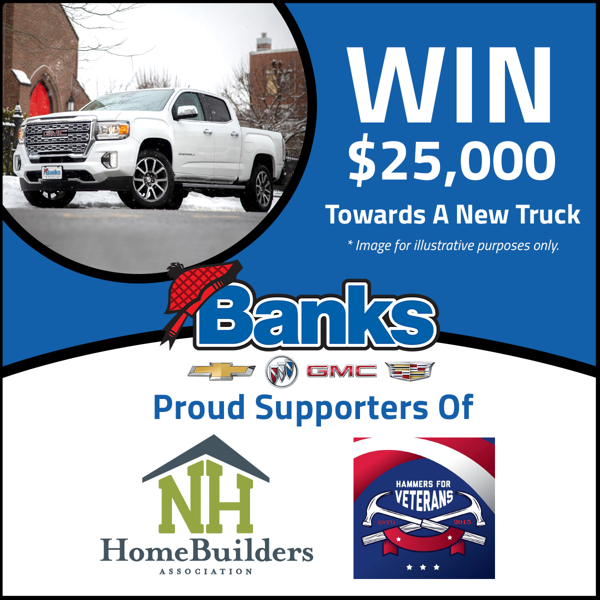 NH Home Builders Vehicle Raffle With Banks Auto Raffle Creator