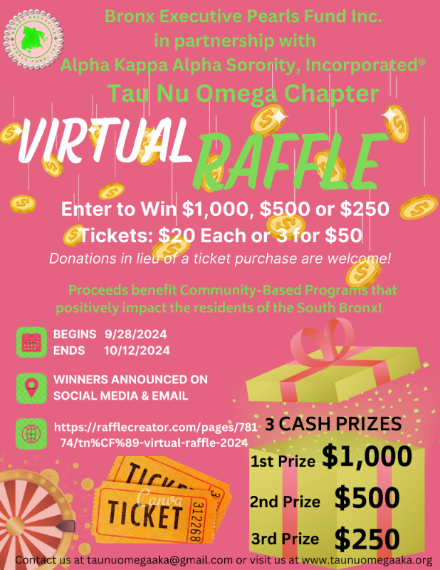 TNΩ Virtual Raffle 2024 | Raffle Creator
