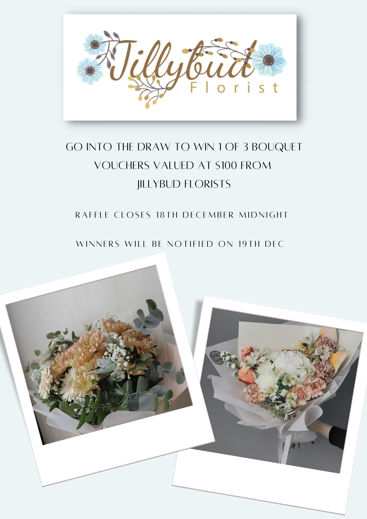 Raffle - Blooming Flower Bouquet Voucher | Raffle Creator