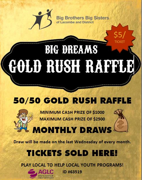 Big Dreams Gold Rush Raffle | Raffle Creator