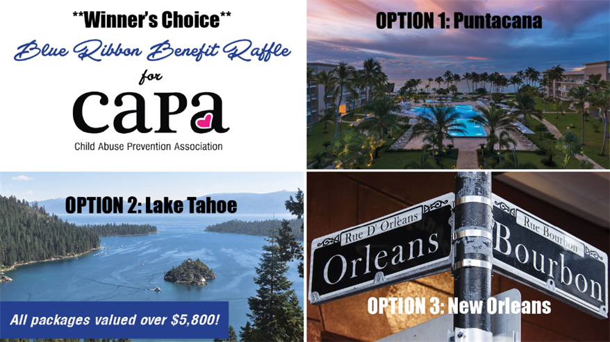 Blue Ribbon Benefit Raffle | Raffle Creator