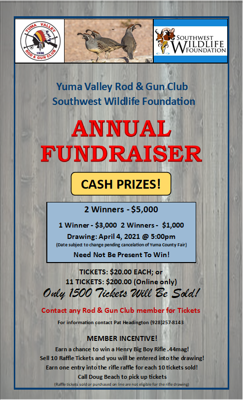 Annual Fundraiser Cash Prize Raffle! | Raffle Creator