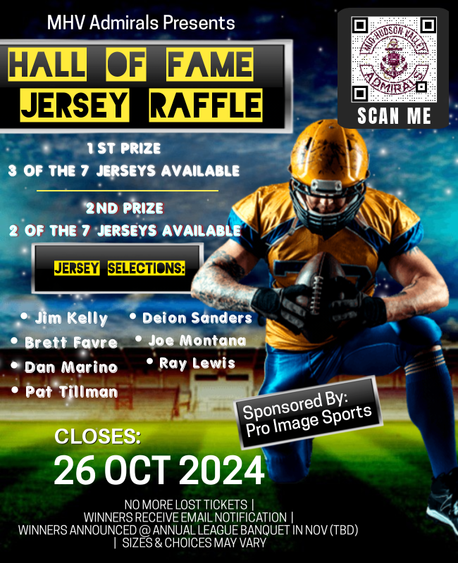 Admiral's Hall Of Fame Jersey Raffle | Raffle Creator
