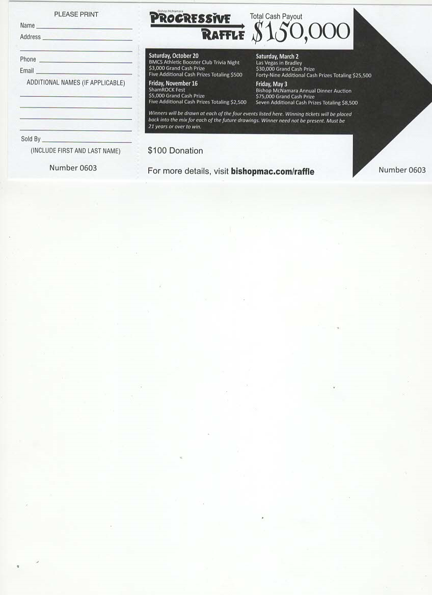 progressive raffle | Raffle Creator