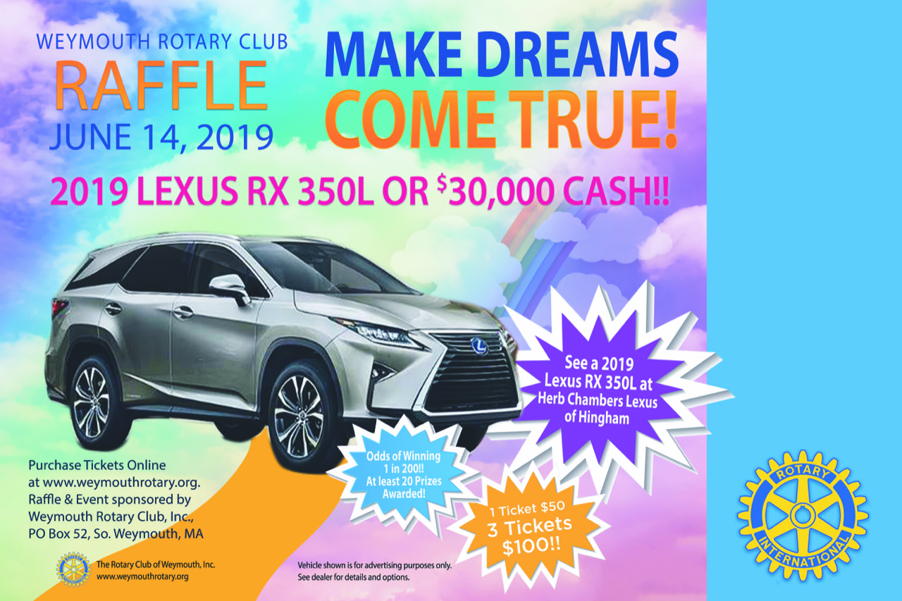 2019 Weymouth Rotary Car/Cash Raffle | Raffle Creator