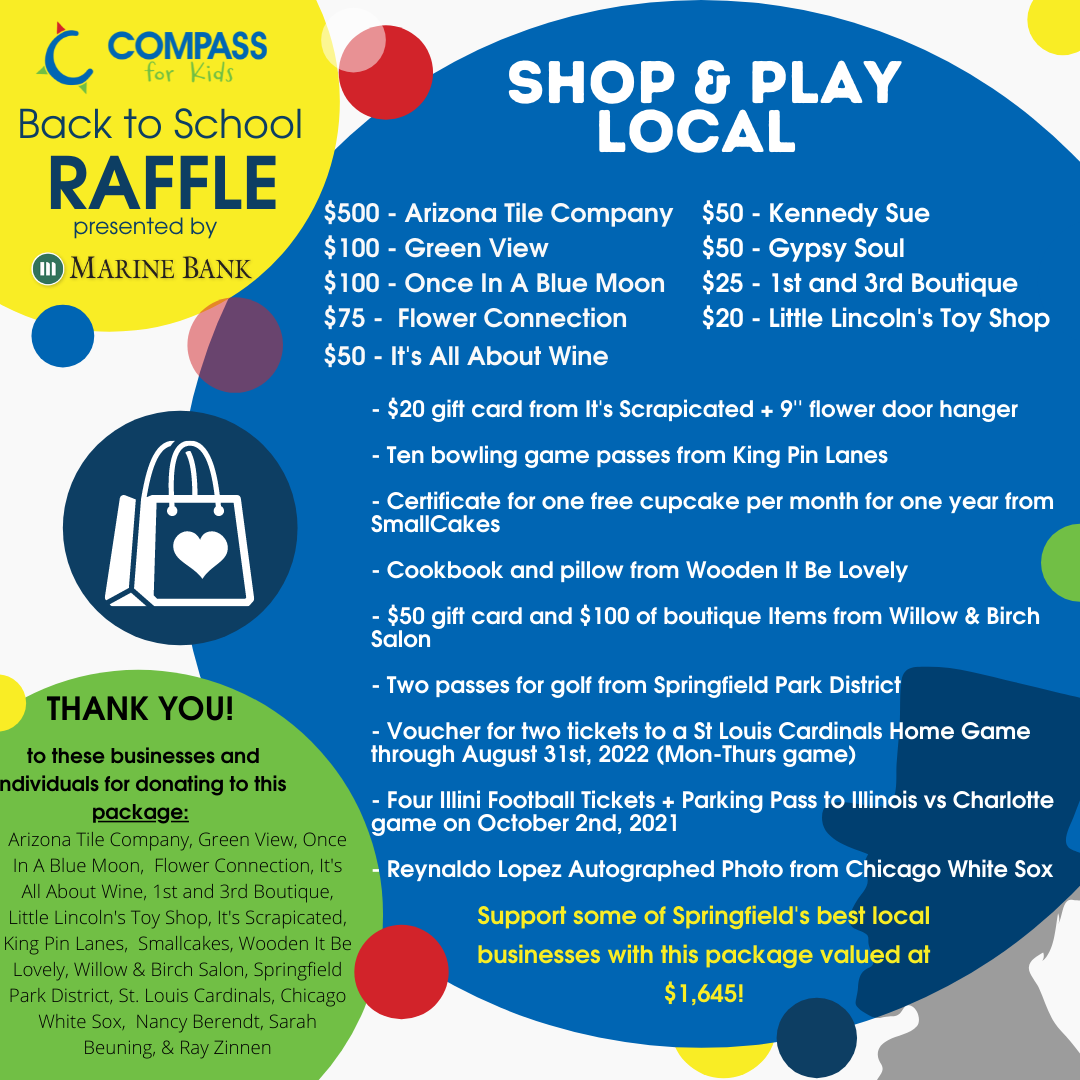 Compass for Kids Back to School Raffle | Raffle Creator