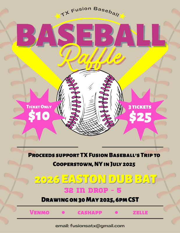 TX Fusion Baseball - Easton Dub | Raffle Creator