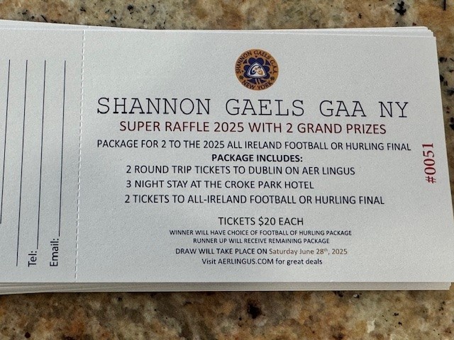 Shannon Gaels Annual All Ireland Raffle 2025 | Raffle Creator