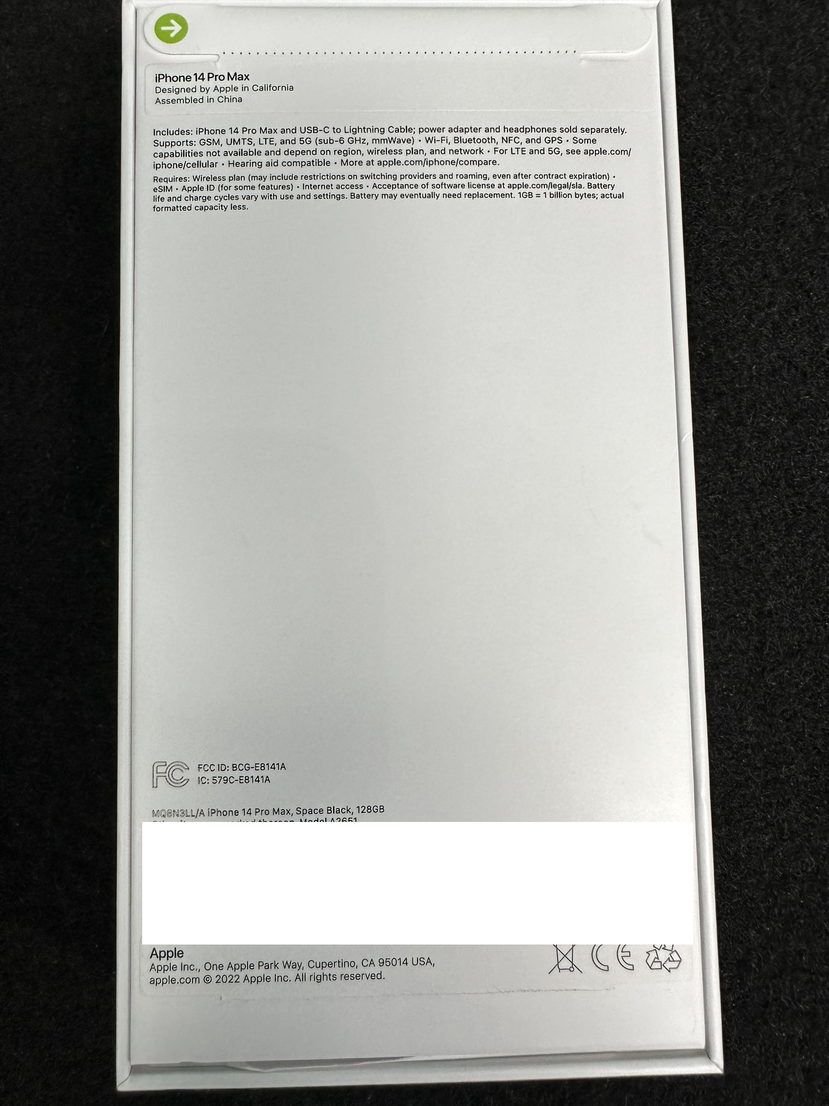 Brand New iPhone 14 Pro Max, Space Black, 128GB | Raffle Creator