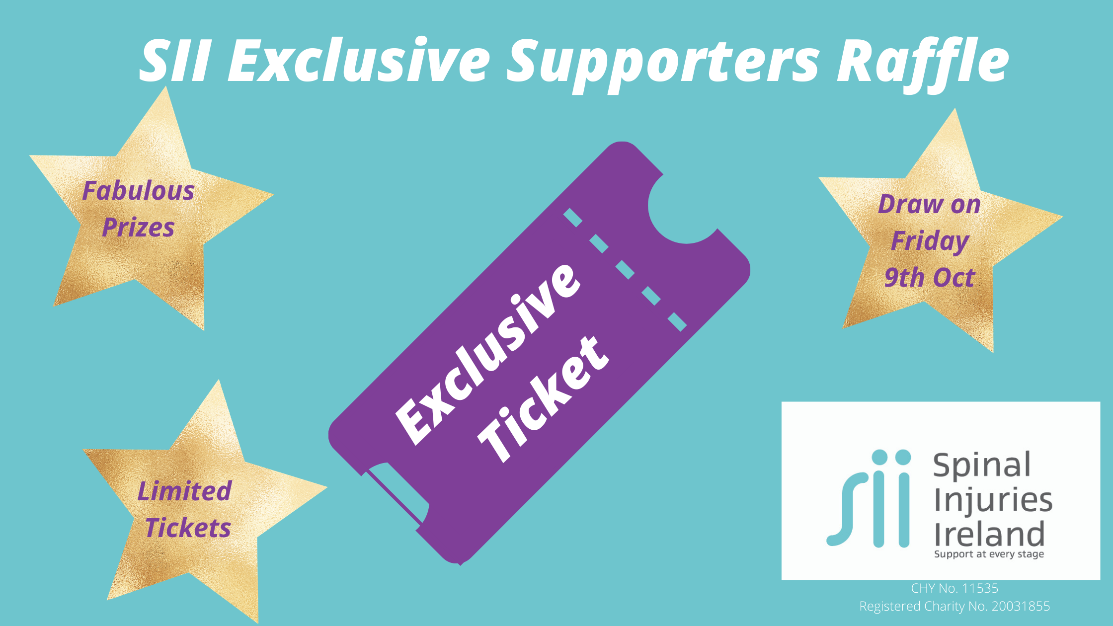 Spinal Injuries Ireland Exclusive Supporters Raffle | Raffle Creator