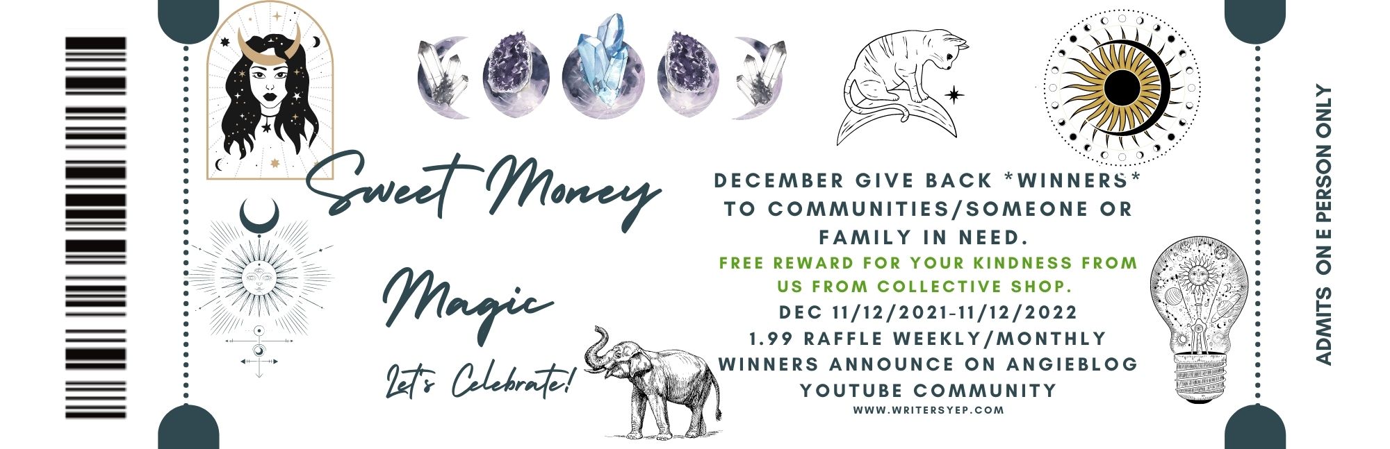 Sweet Money Magic Fundraising Raffle | Raffle Creator