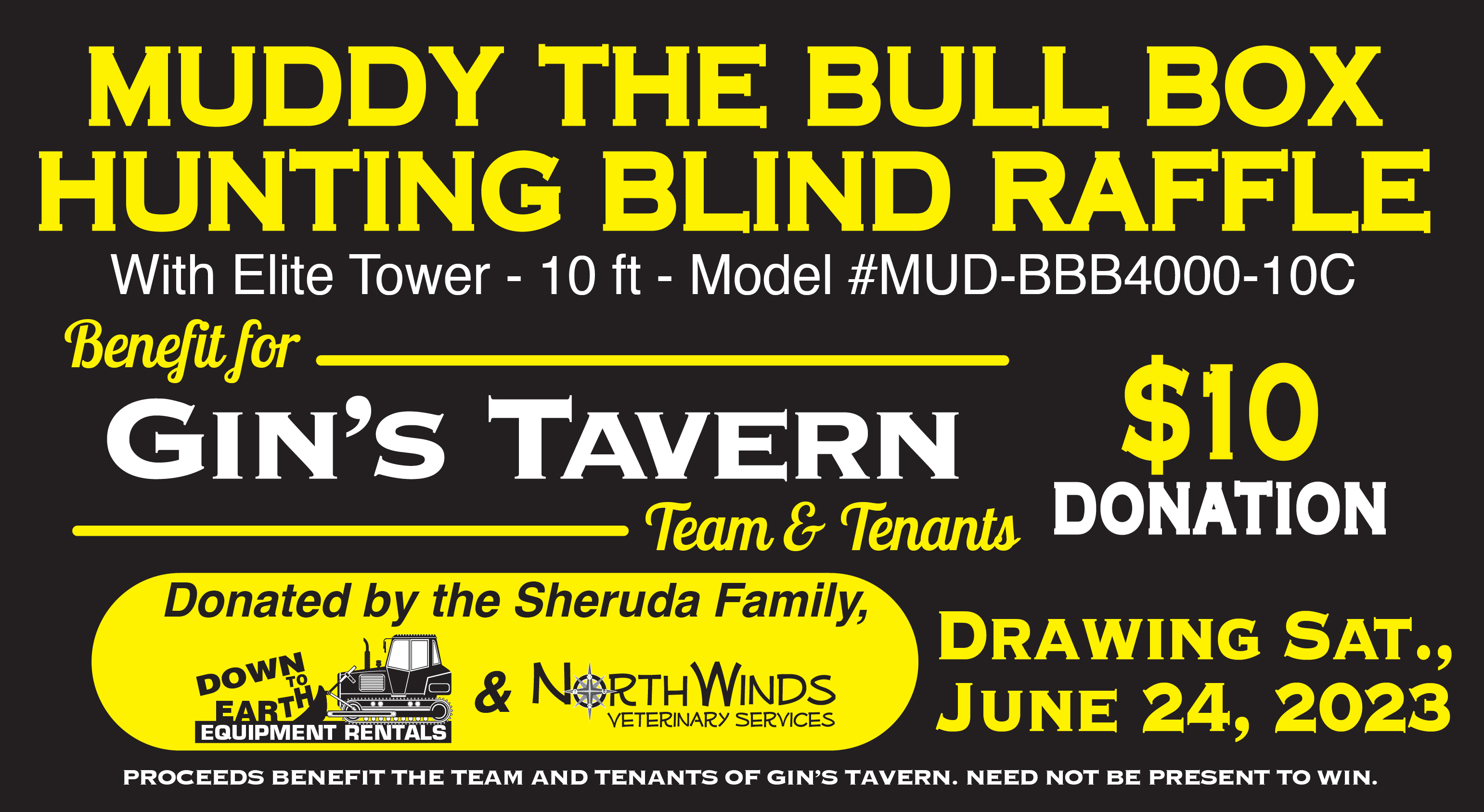 B4GT Hunting Blind Raffle | Raffle Creator