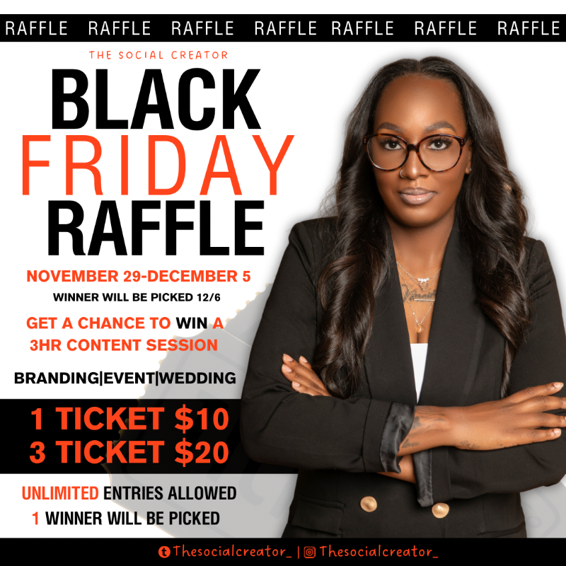 One day content session | Raffle Creator