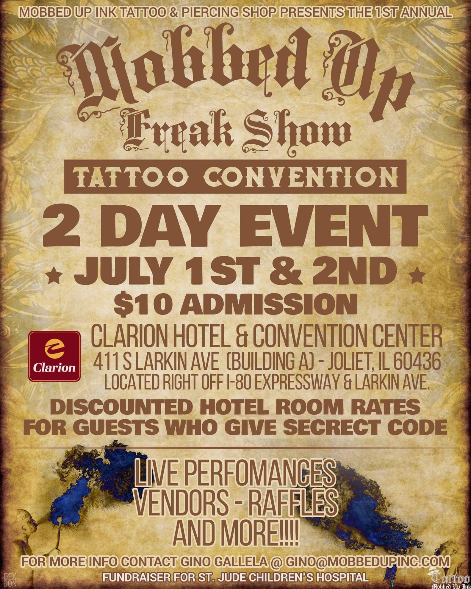 Mobbed Up Ink Tattoo Convention And St Jude Children's Research ...