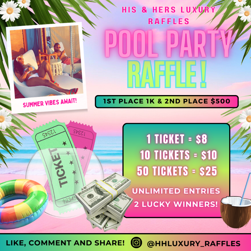 Pool Party Giveaway | Raffle Creator