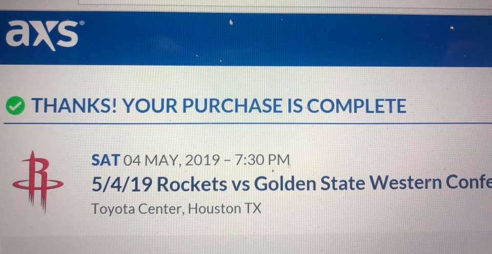 ROCKET'S PLAYOFF GAME 3 | Raffle Creator