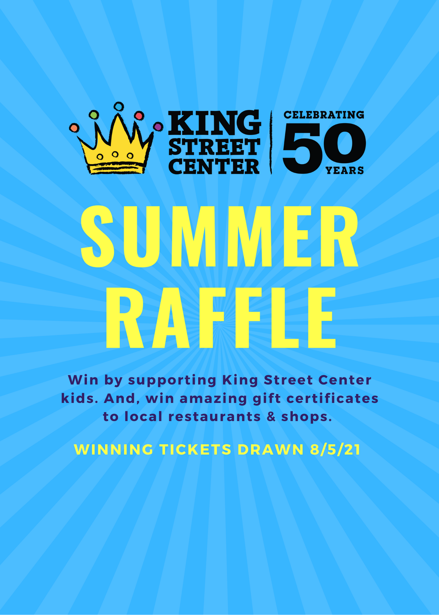 King Street Center Summer Raffle | Raffle Creator