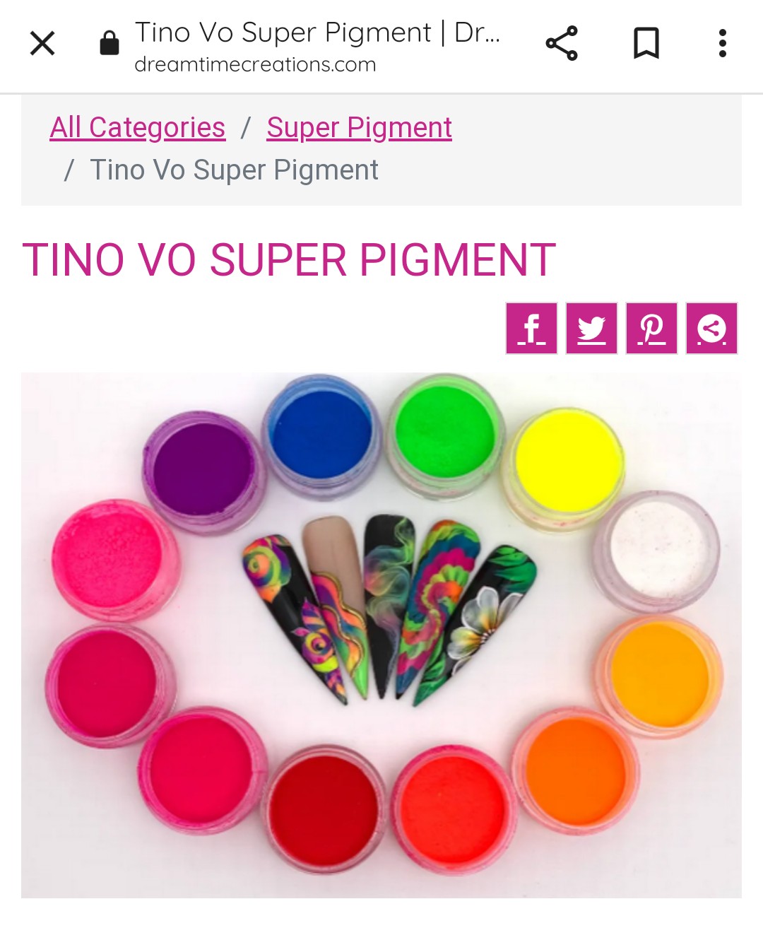Tino Vo Nail Pigment Art Set Giveaway/Raffle! | Raffle Creator