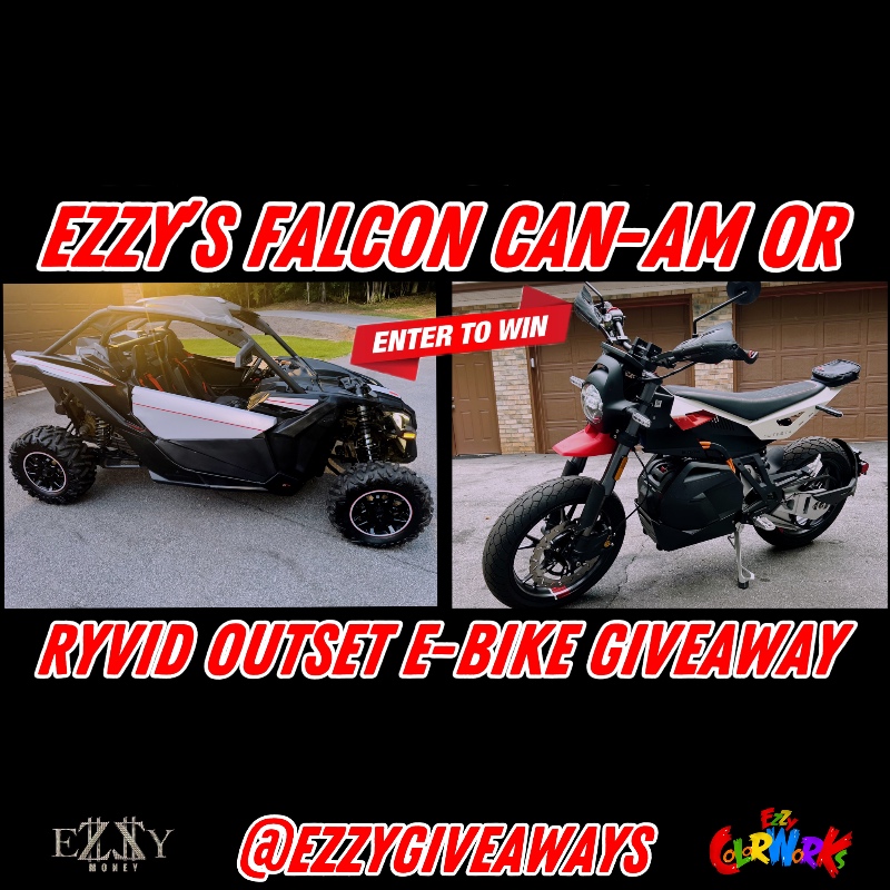 Ezzy’s Falcon Can-Am or E-Bike Giveaway | Raffle Creator