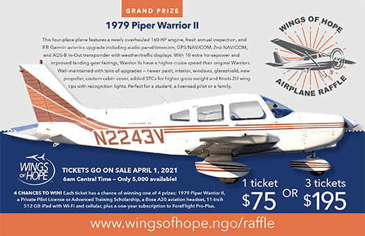 April 2021 Airplane Raffle | Raffle Creator