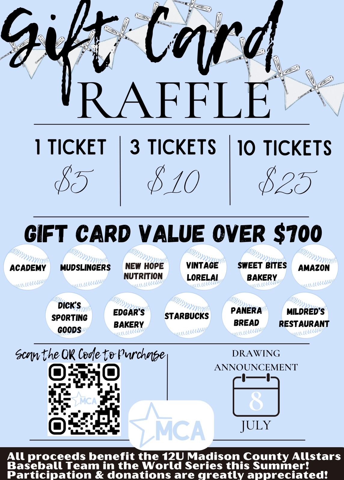 Gift Card Raffle | Raffle Creator