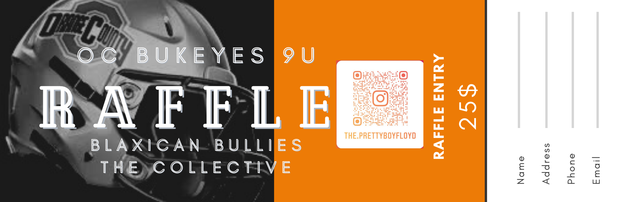 1FOR25 4FOR90 ONLY A FEW DAYS LEFT!!! 9u OC BUCKEYES PUPPY RAFFLE ...