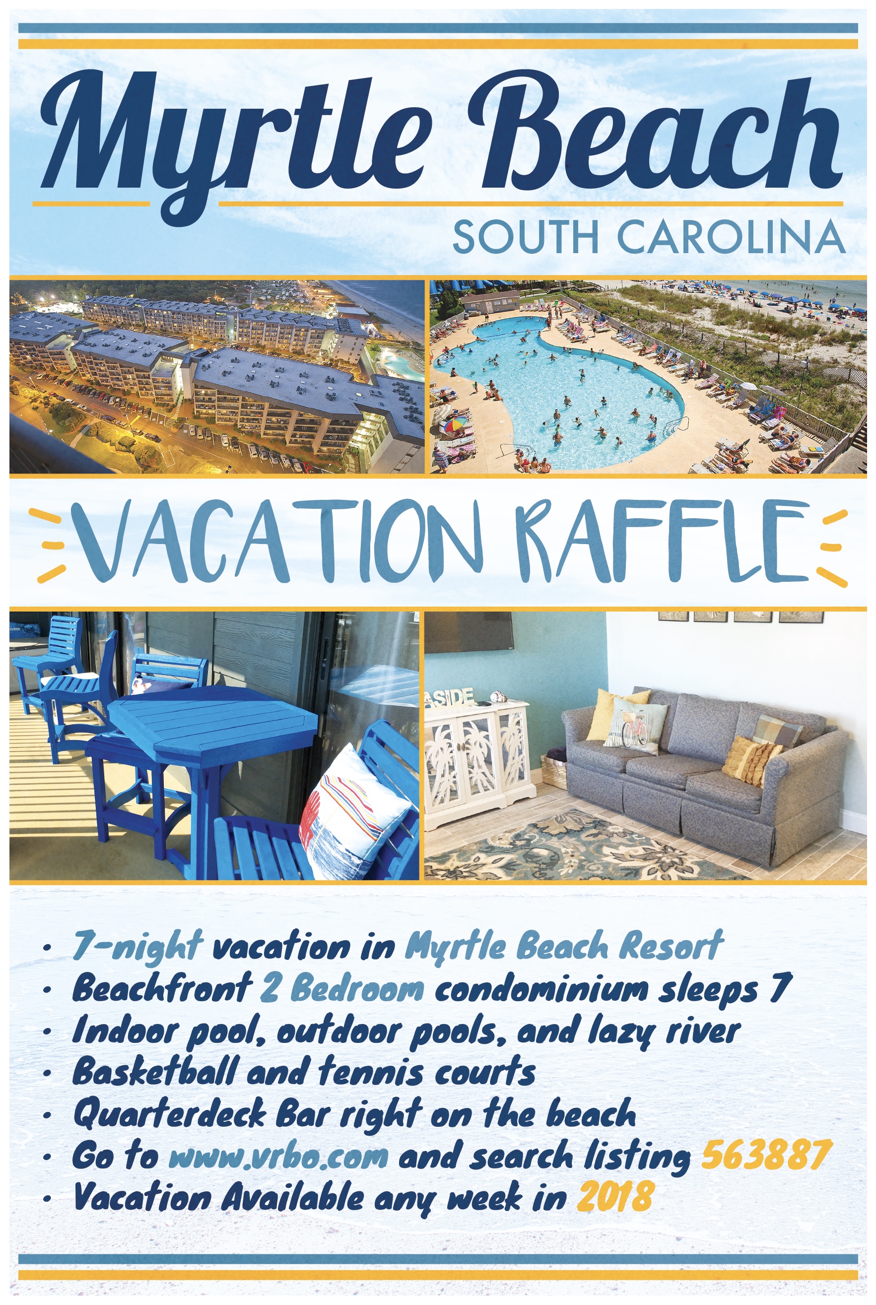 Rockstar Cheer Rush Summer Vacation Raffle | Raffle Creator