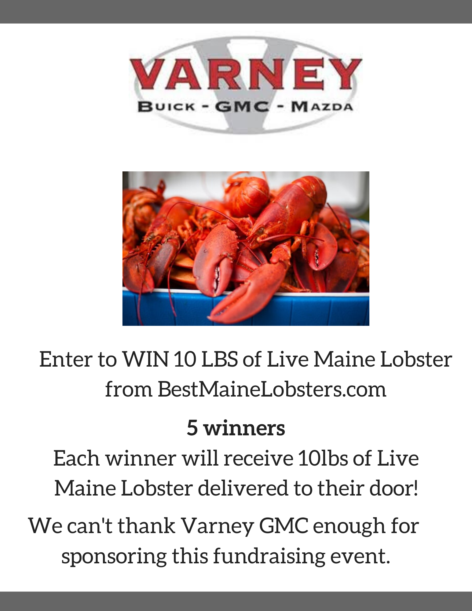 Boys and Girls Club of Maine Charity Raffle- sponsored by Varney GMC ...