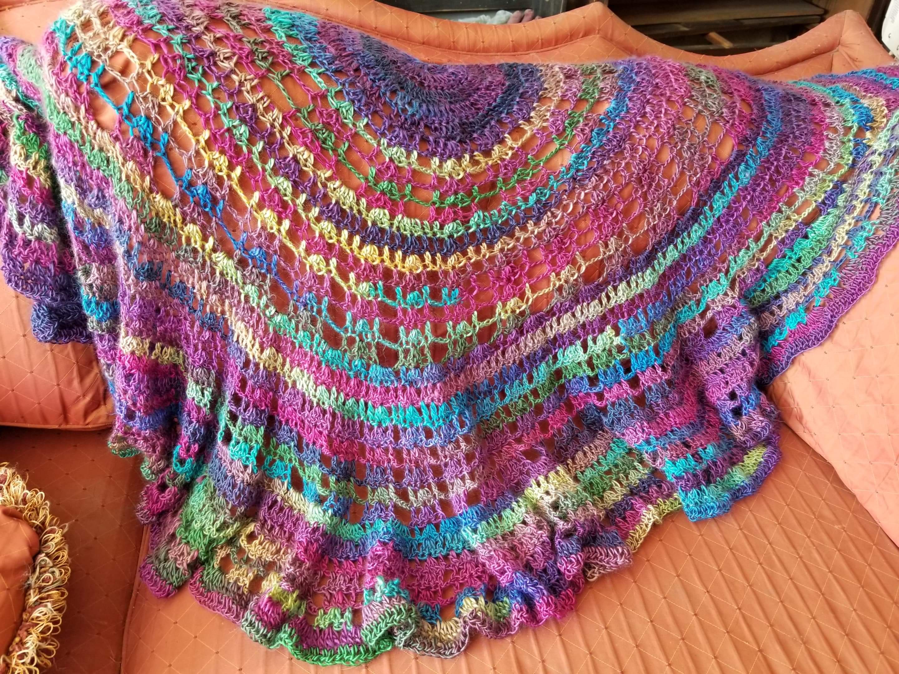 Hand made stained glass shawl raffle to save home | Raffle Creator