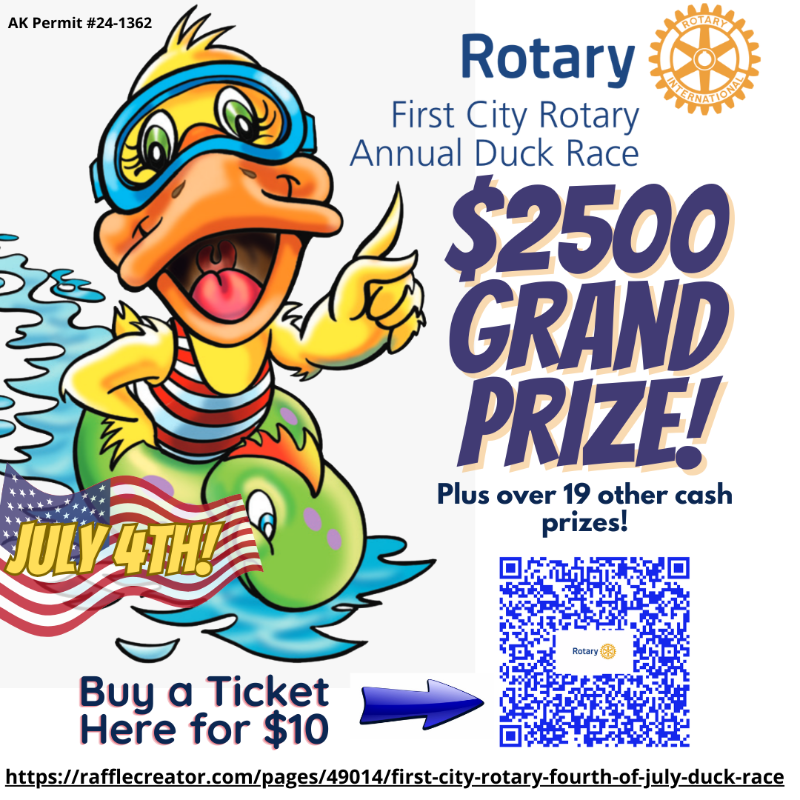 First City Rotary Annual 4th of July Duck Race 2024 | Raffle Creator