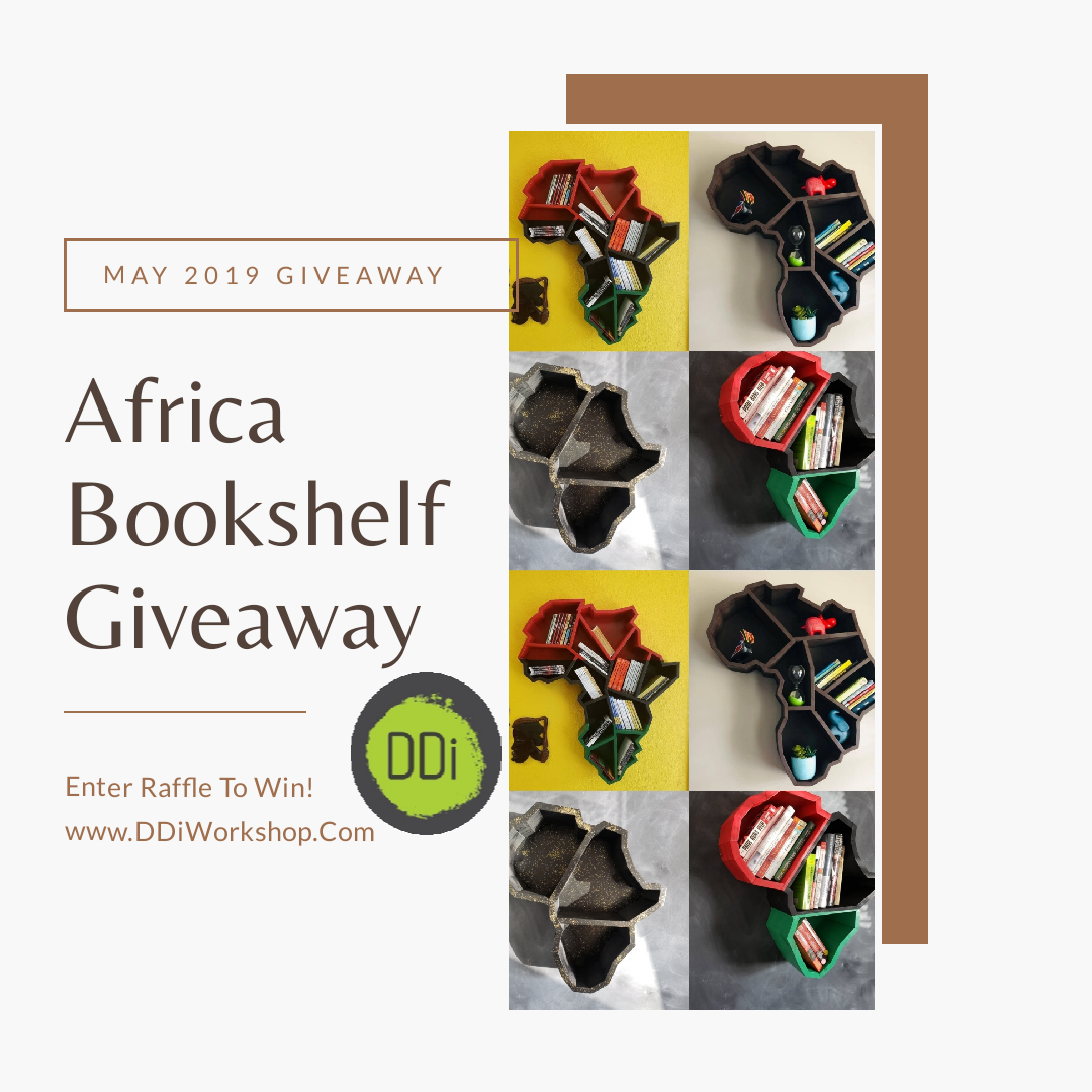 Africa Bookshelf Giveaway (May 2019) | Raffle Creator