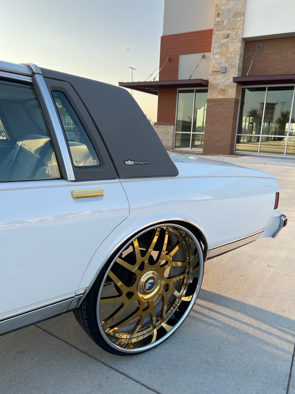 White Box Chevy On 28s