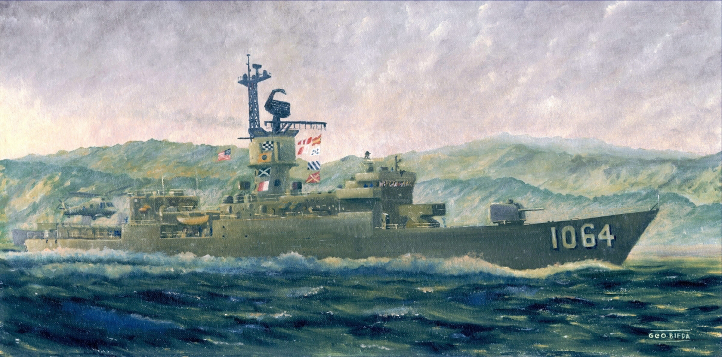 USS Lockwood Water Color | Raffle Creator