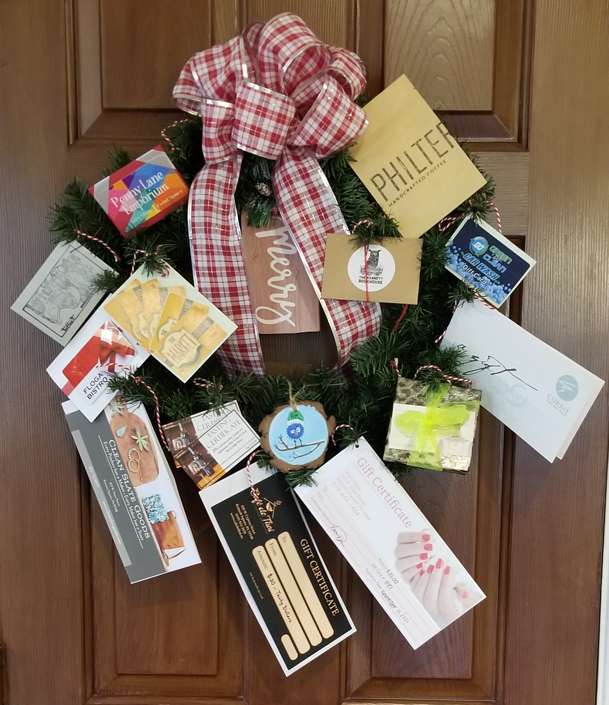 Greenwood's Holiday Wreath Raffle | Raffle Creator