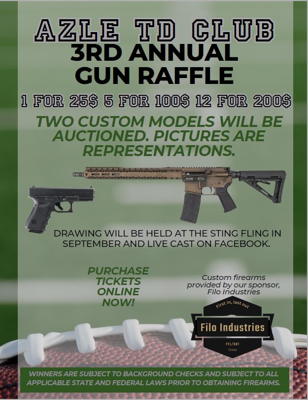 3rd Annual Azle TD Gun Raffle | Raffle Creator