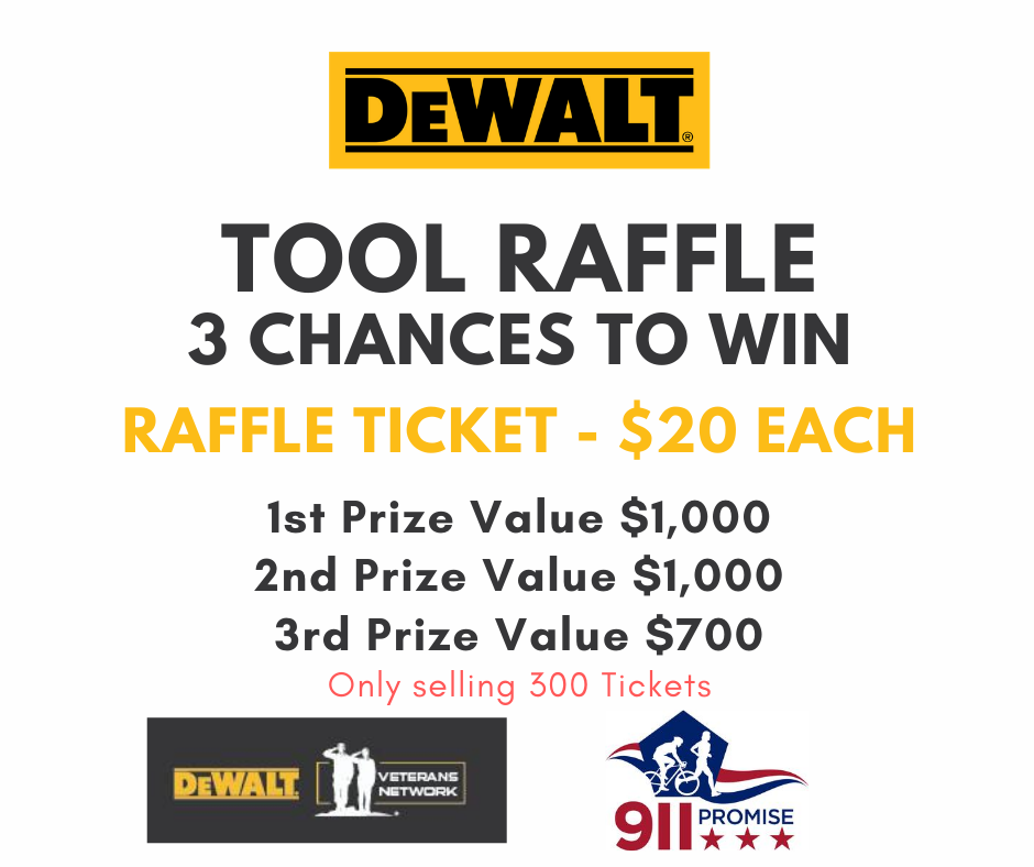 9/11 Promise - DeWALT Tool Raffle (3 Prizes) | Raffle Creator