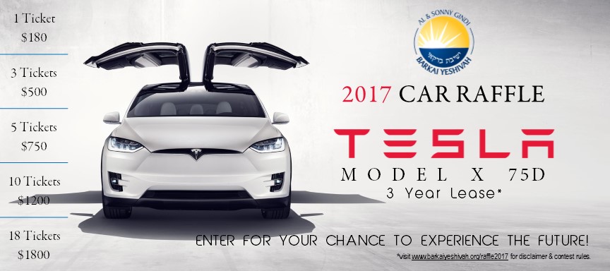 BARKAI'S 2017 TESLA CAR RAFFLE | Raffle Creator