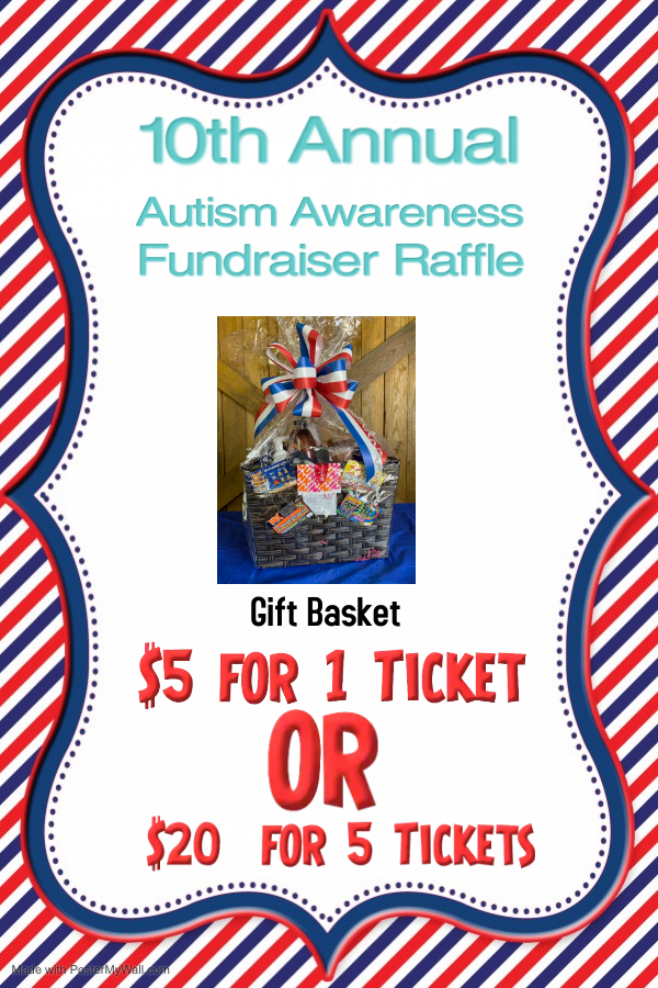 10th Annual Autism Awareness Fundraiser Gift Basket | Raffle Creator