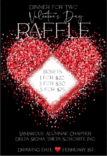 LMAC "Dinner For Two" Valentine's Raffle | Raffle Creator