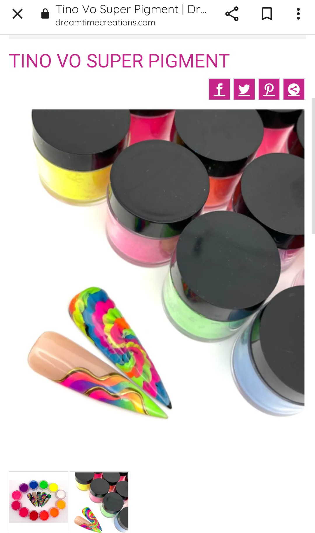 Tino Vo Nail Pigment Art Set Giveaway/Raffle! | Raffle Creator