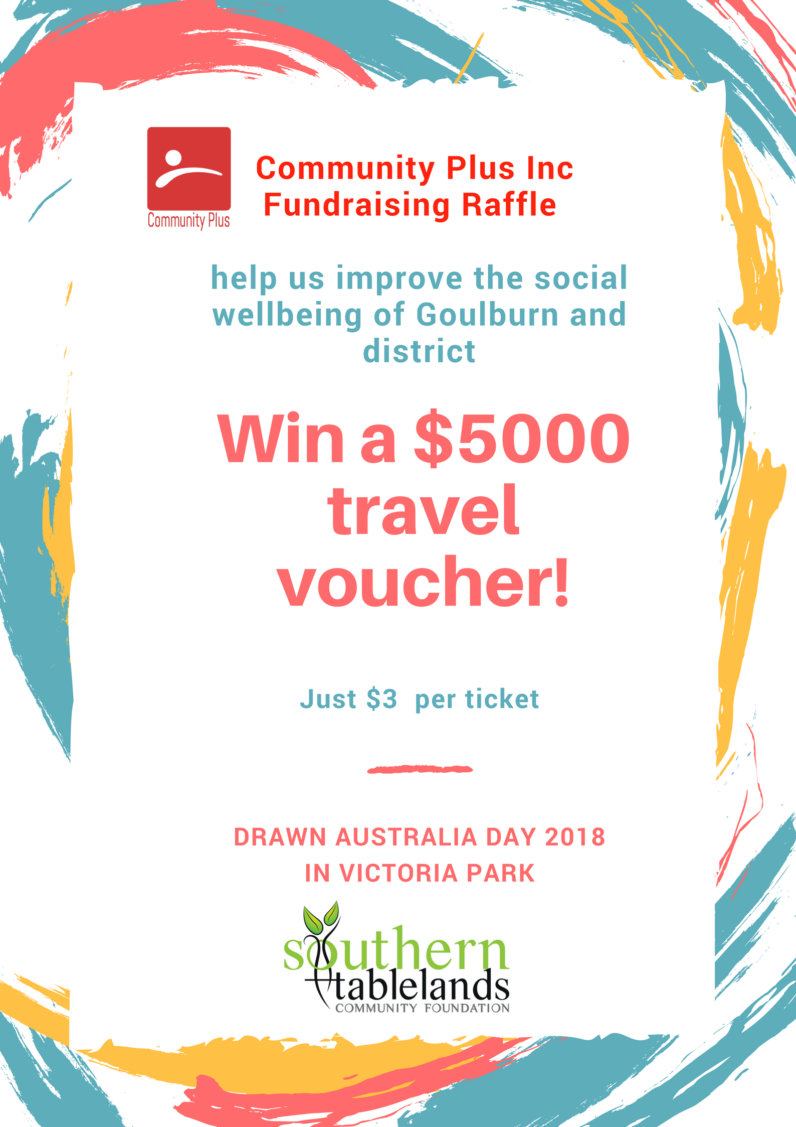 Southern Tablelands Community Foundation Travel Raffle | Raffle Creator