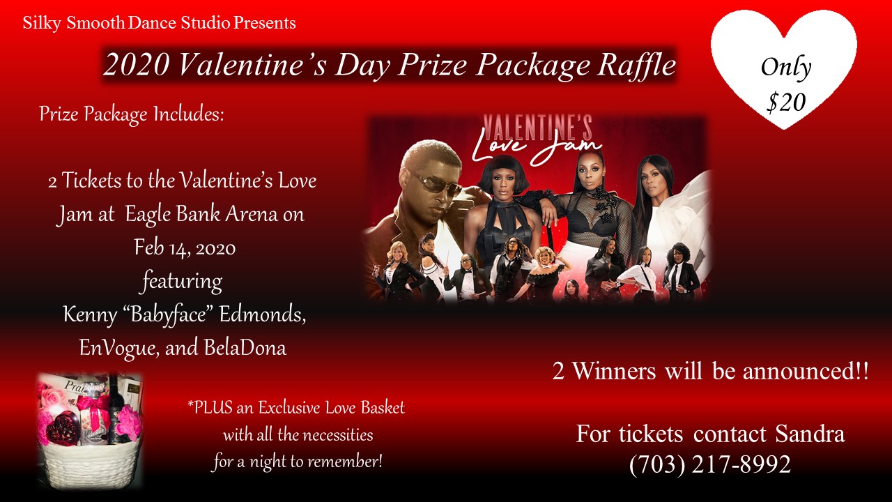 Valentine Day Prize Package Raffle ~ DMV Shades of Blue & Gold | Raffle ...