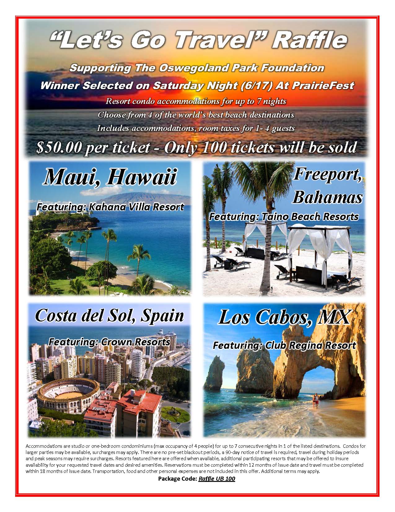 Dream Vacation Raffle | Raffle Creator