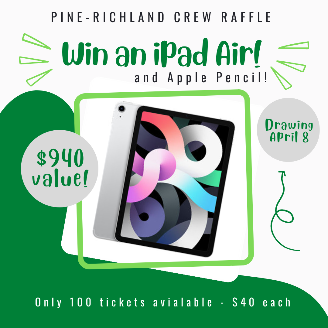 PR Crew Fundraiser - iPad Raffle | Raffle Creator