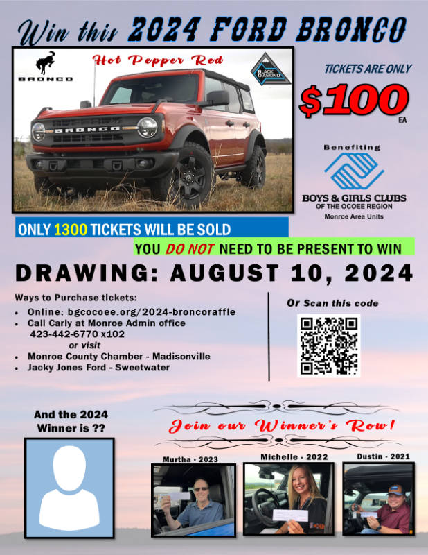 2024 Ford Bronco Raffle | Raffle Creator