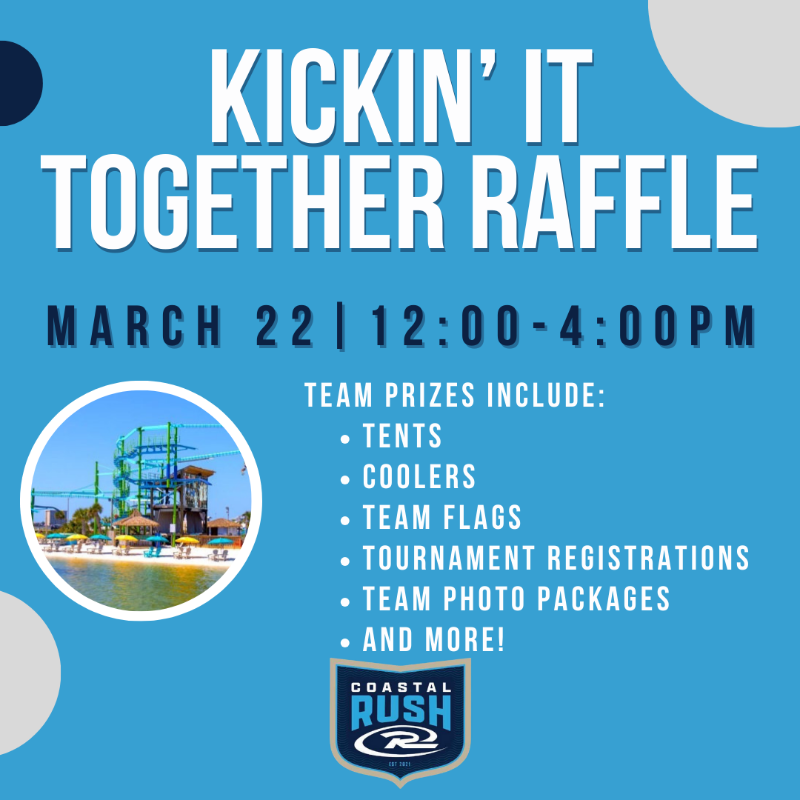 Kickin' It Together Raffle - Coastal Rush | Raffle Creator