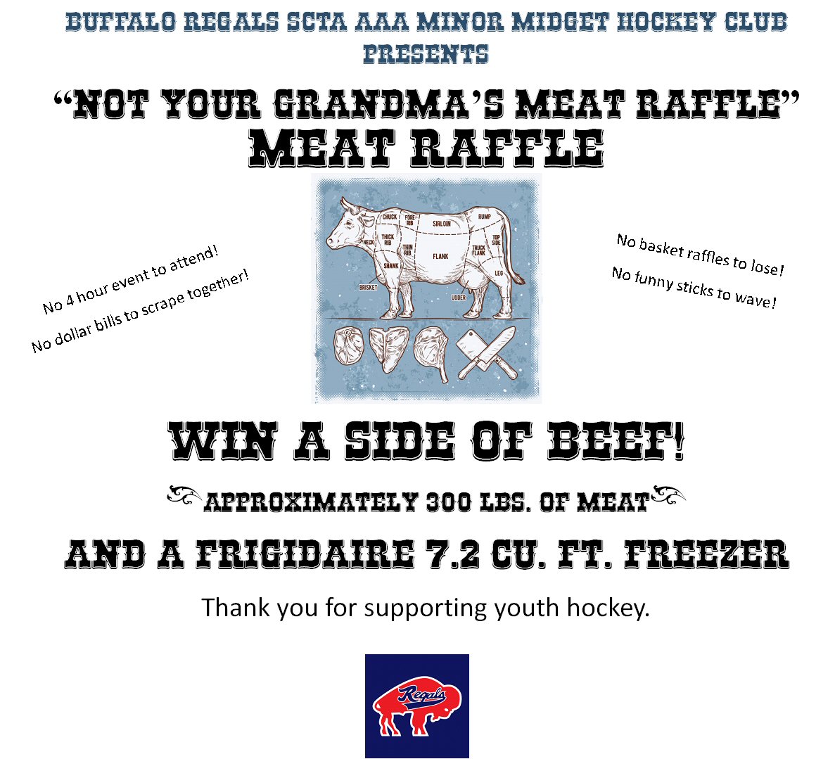 Buffalo Regals Meat Raffle | Raffle Creator